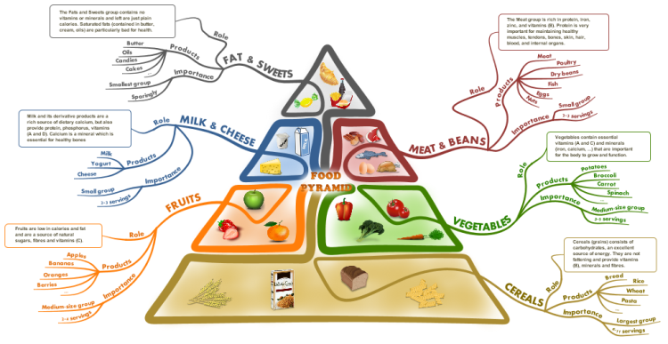 Philippe Packu - The food pyramid revisited with a mind map: iMindM ... Philippe Packu - The food pyramid revisited with a mind map: iMindM ...